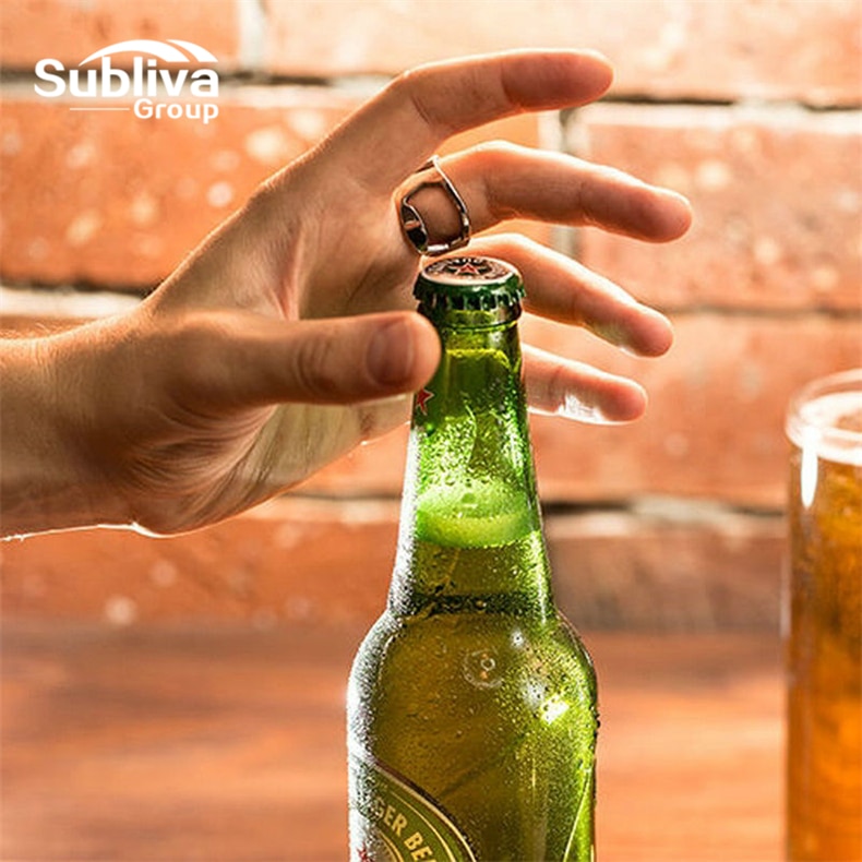 Beer Opener Finger Ring Bottle Opener Flesopener B... – Grandado