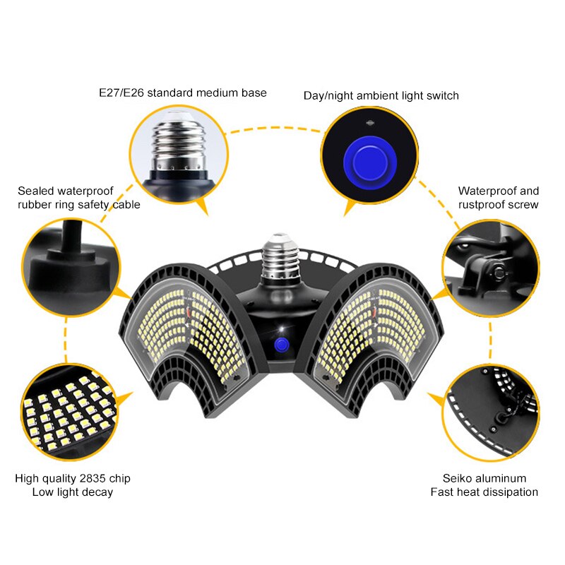60W/80W/100W/120W UFO E27 LED high bay Lighting In... – Grandado