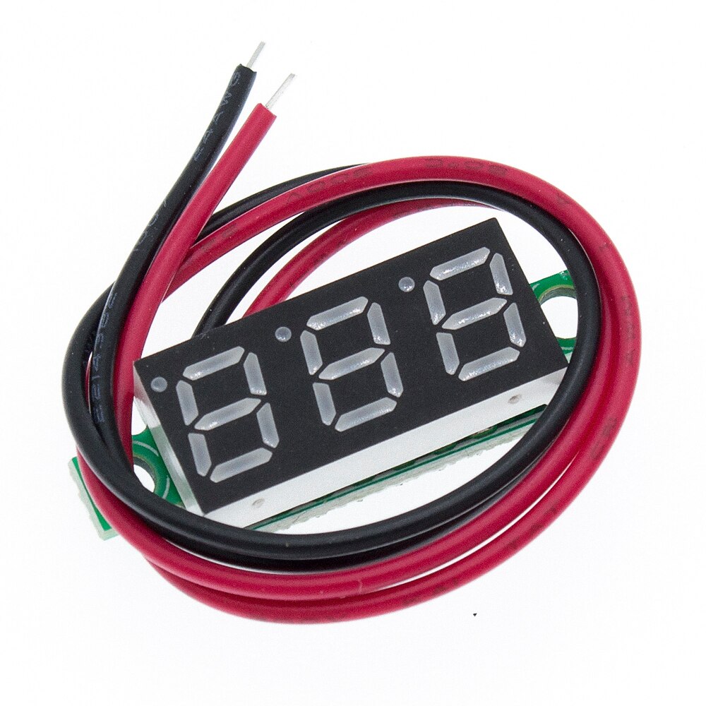 0.28 Inch 2.5V-40V Mini Digitale Voltmeter Voltage... – Grandado