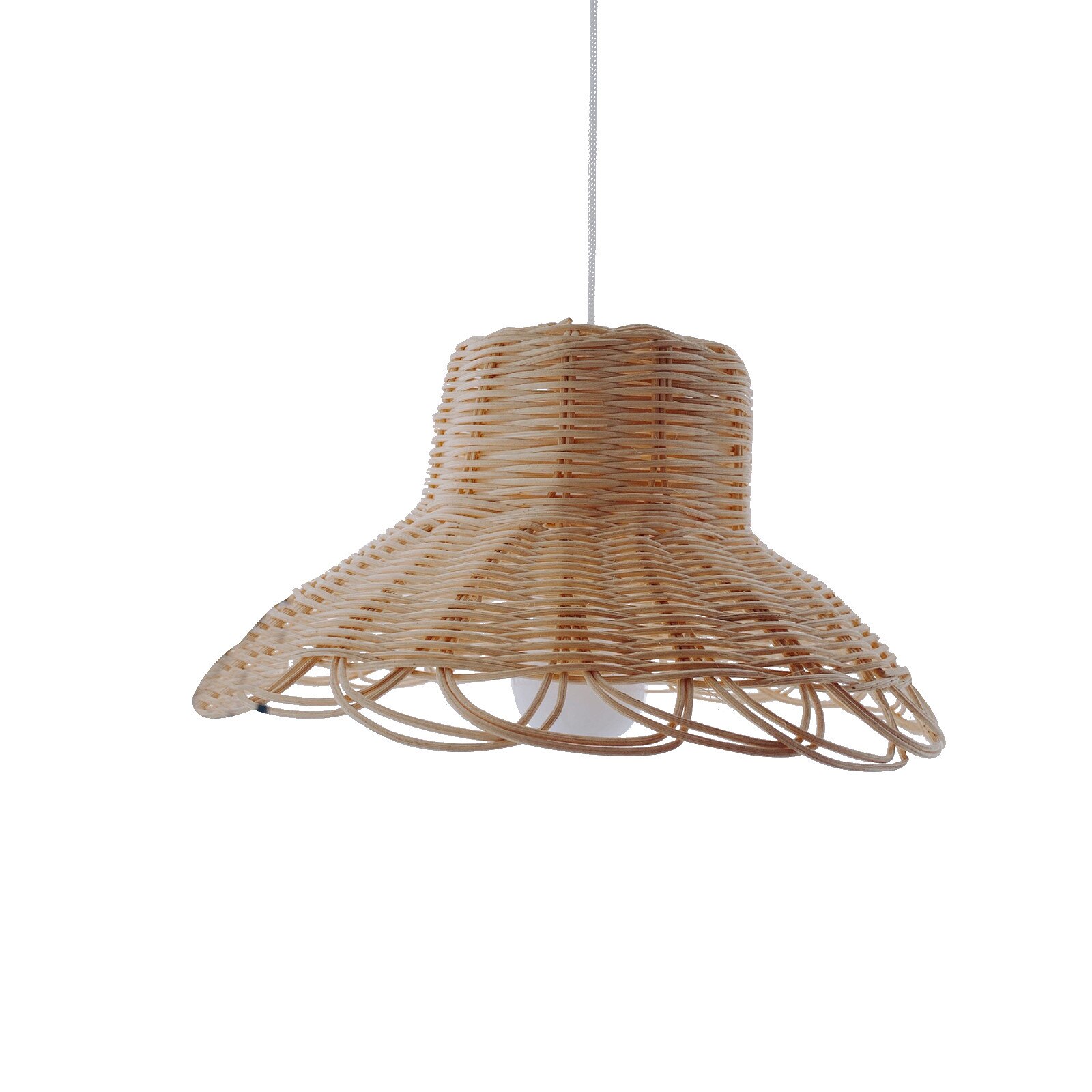 40# Rattan Lamp Covers Made Of Bamboo Lamp Light S... – Grandado