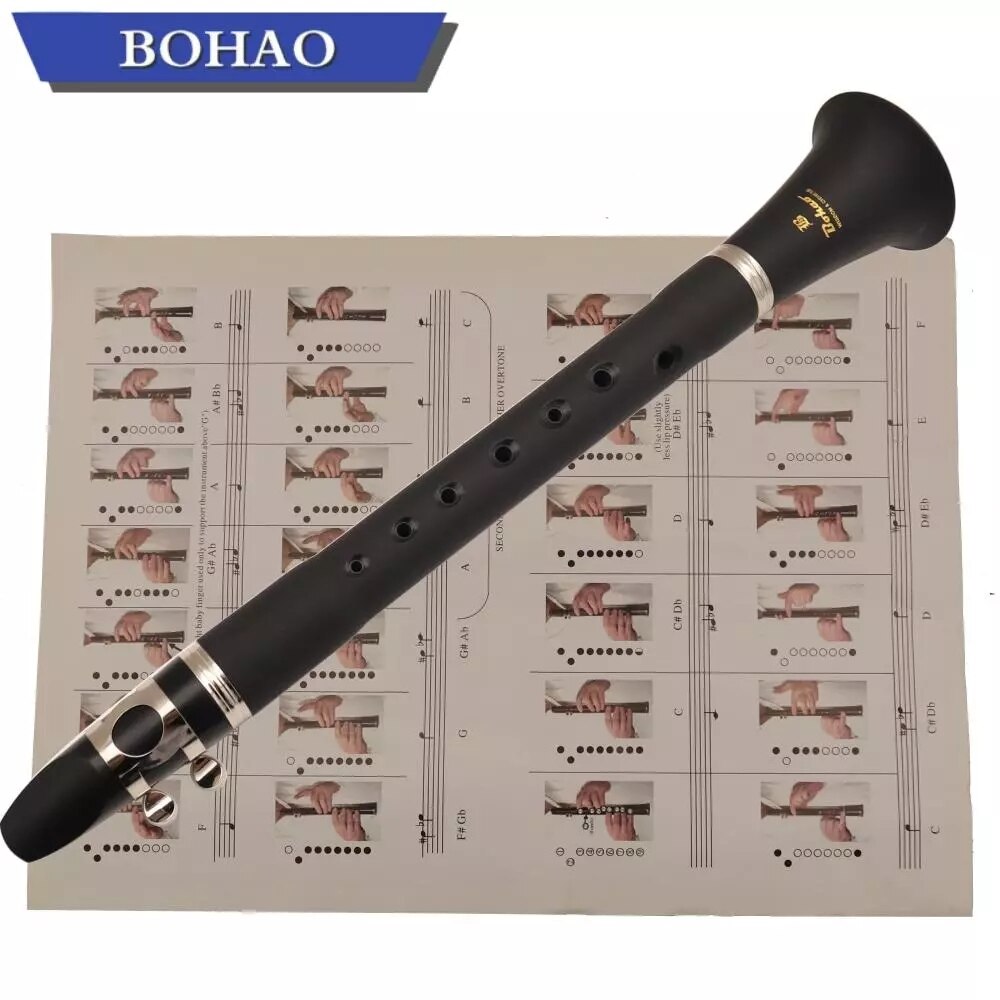 Novo preto e plana clarinete clarionet woodwind in... – Grandado