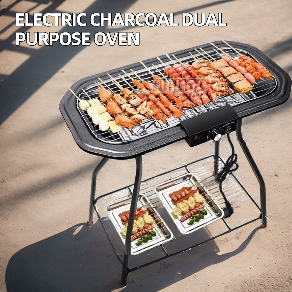 Vertikal Hopfällbar Elektrisk Grill för BBQ - Inom... – Vicedeal