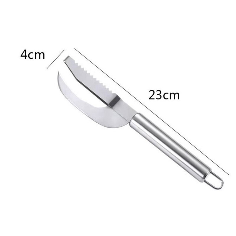 3-in-1 Fish Scale Cutter Stainless Steel Clean Fis... – Grandado