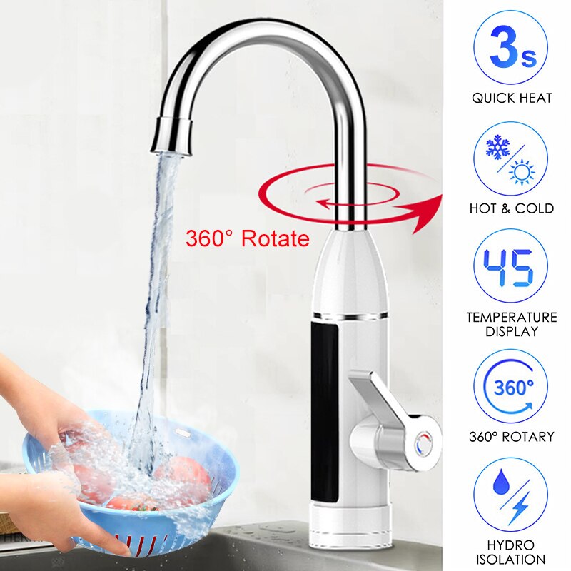 3000W Instant Tankless Electric Water Heater Fauce... – Grandado