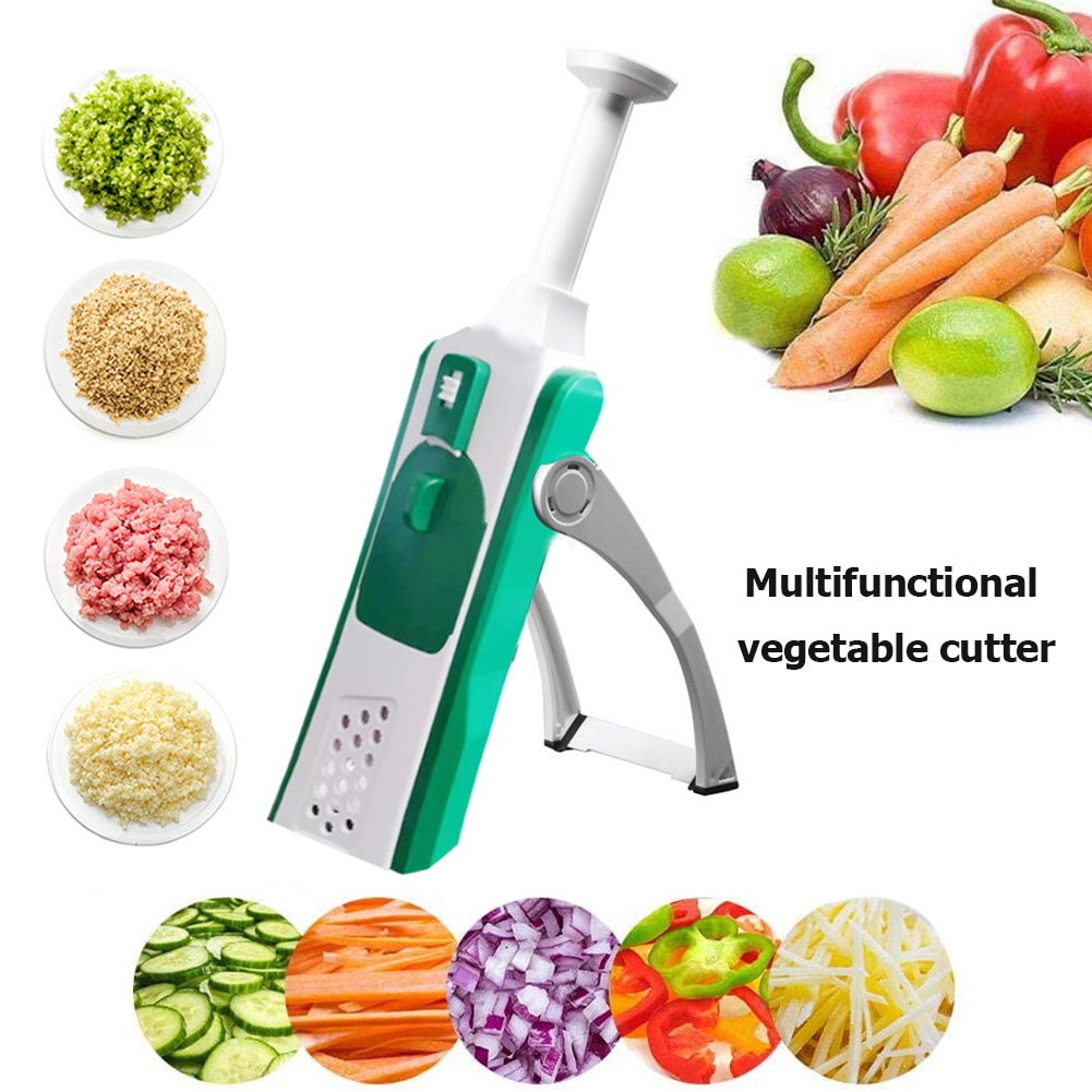 5 in 1 Multi Vegetable Slicer Fruit Cutter Chif Sk... – Grandado