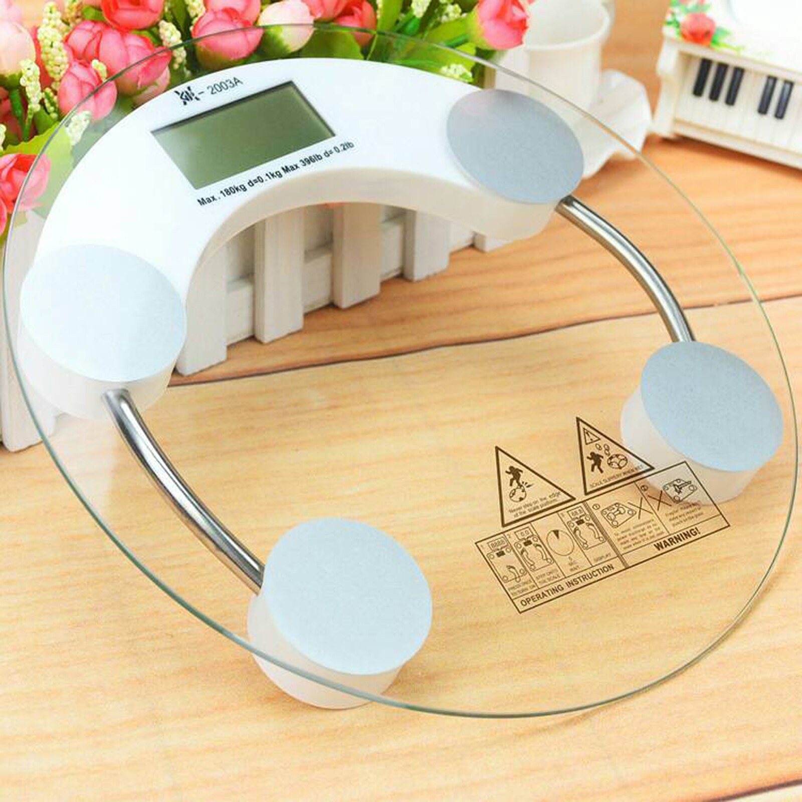 Electronic Weight Scale Dia 10.23'' Round Electron... – Vicedeal