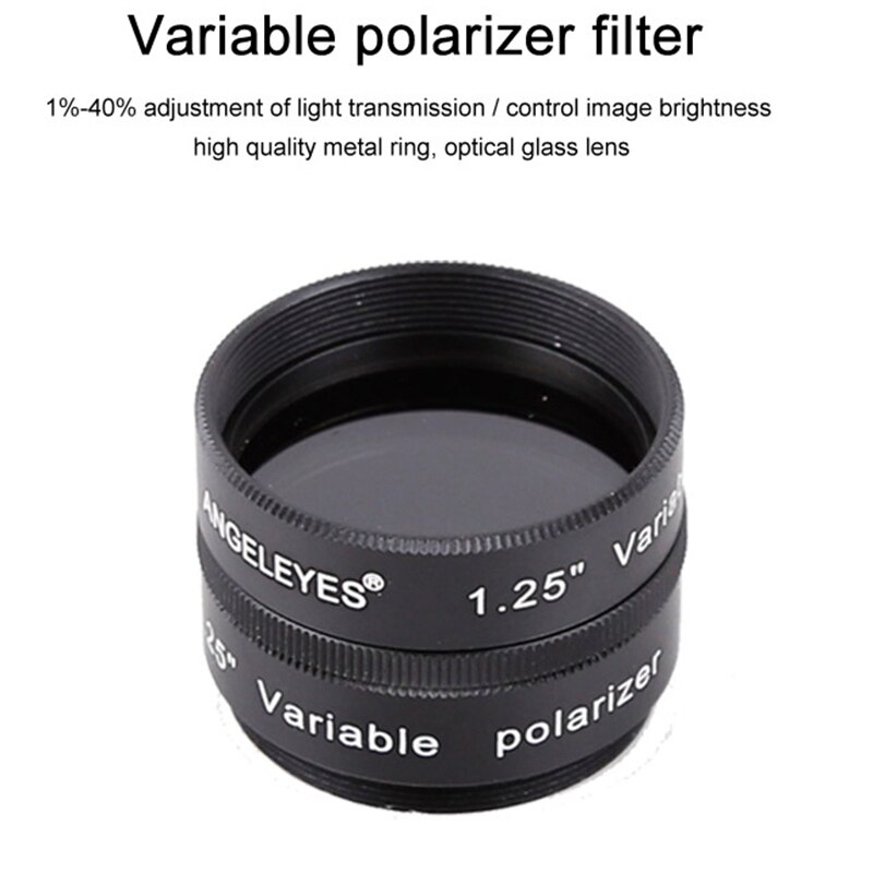 Angeleyes 1.25 Inch Filter Variable Polarizing Ast... – Grandado
