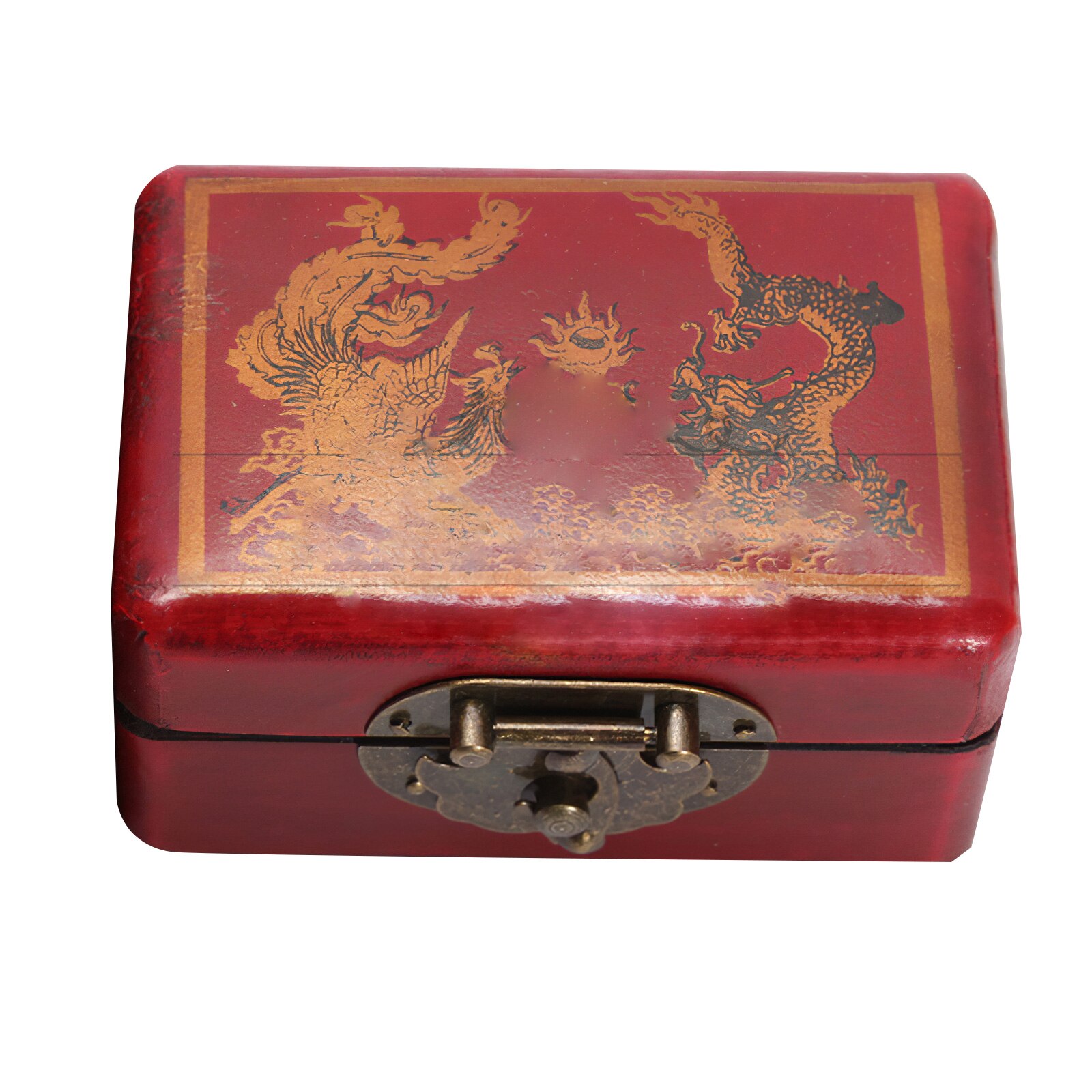 1 Set Draagbare Antieke Domino Doos Handgemaakte R... – Vicedeal