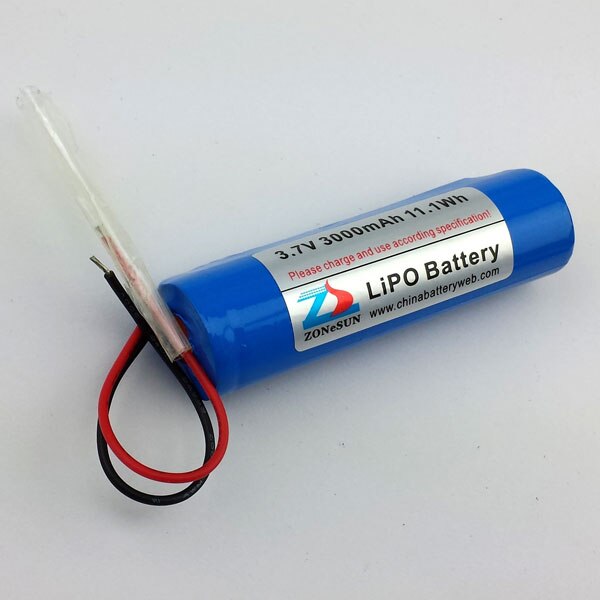 3000mAh 5000mAh 3.7V LED in the core of 18650 cyli... – Grandado