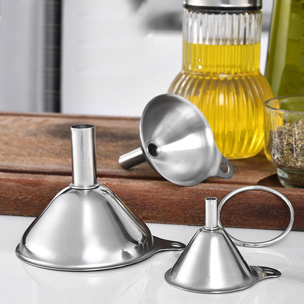 3 Pcs Mini Trechter Roestvrij Stalen Trechter Set ... – Grandado