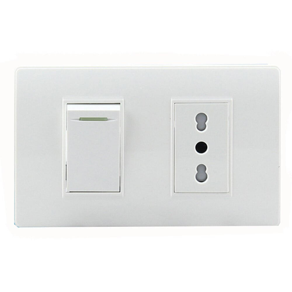 Wall Switch Sockets Italy Plug 1 Gang Switches Ita... – Grandado