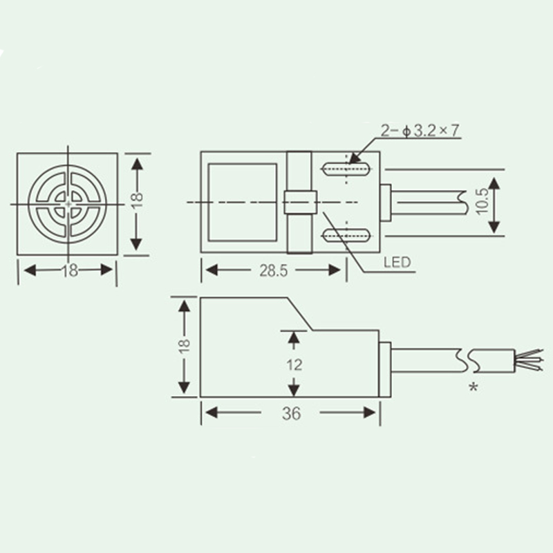 SN04-N Famous SN04N 4mm Approach Sensor NPN,3 wire... – Grandado