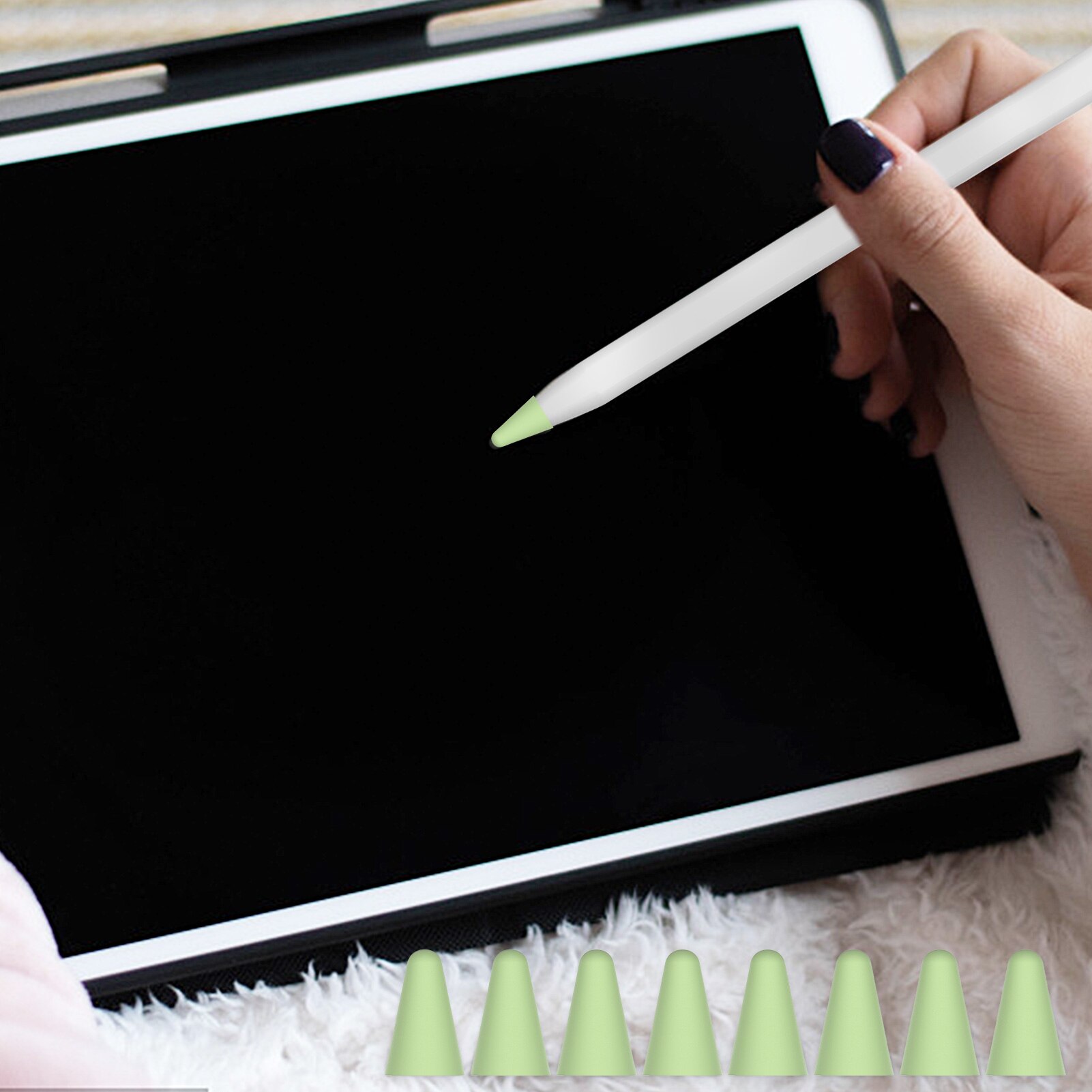 8 Pcs/Set Pencil Tips ForApple Pencil Stylus Pen T... – Grandado
