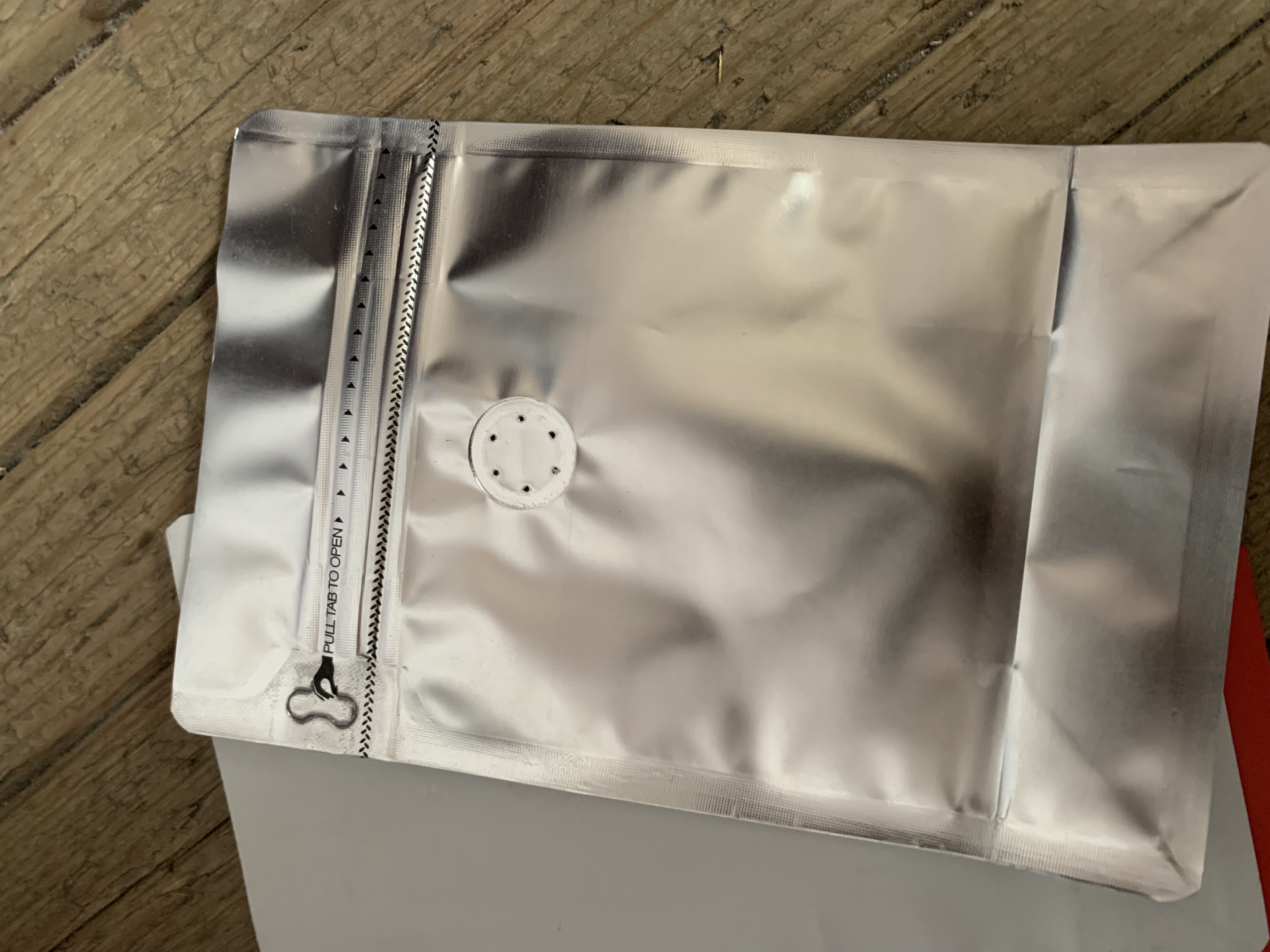 250g Square bottom flat bottom coffee bag kraft pa... – Grandado