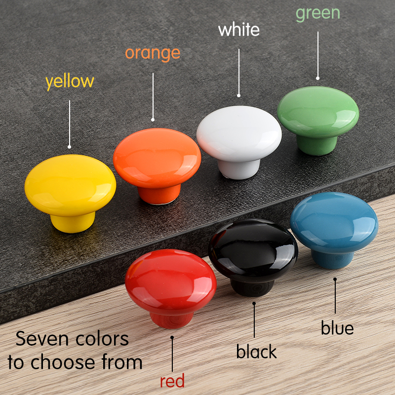 Drawer pulls knobs single hole ceramic small handl... – Vicedeal