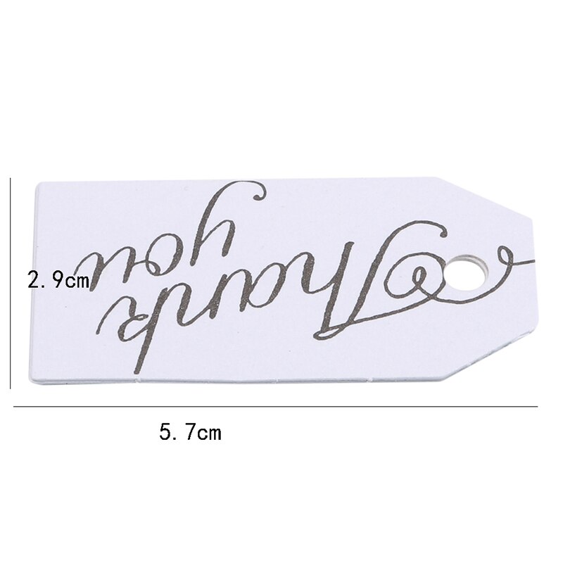 Kraft Paper Tag With Thank You Character Trapezoid... – Grandado
