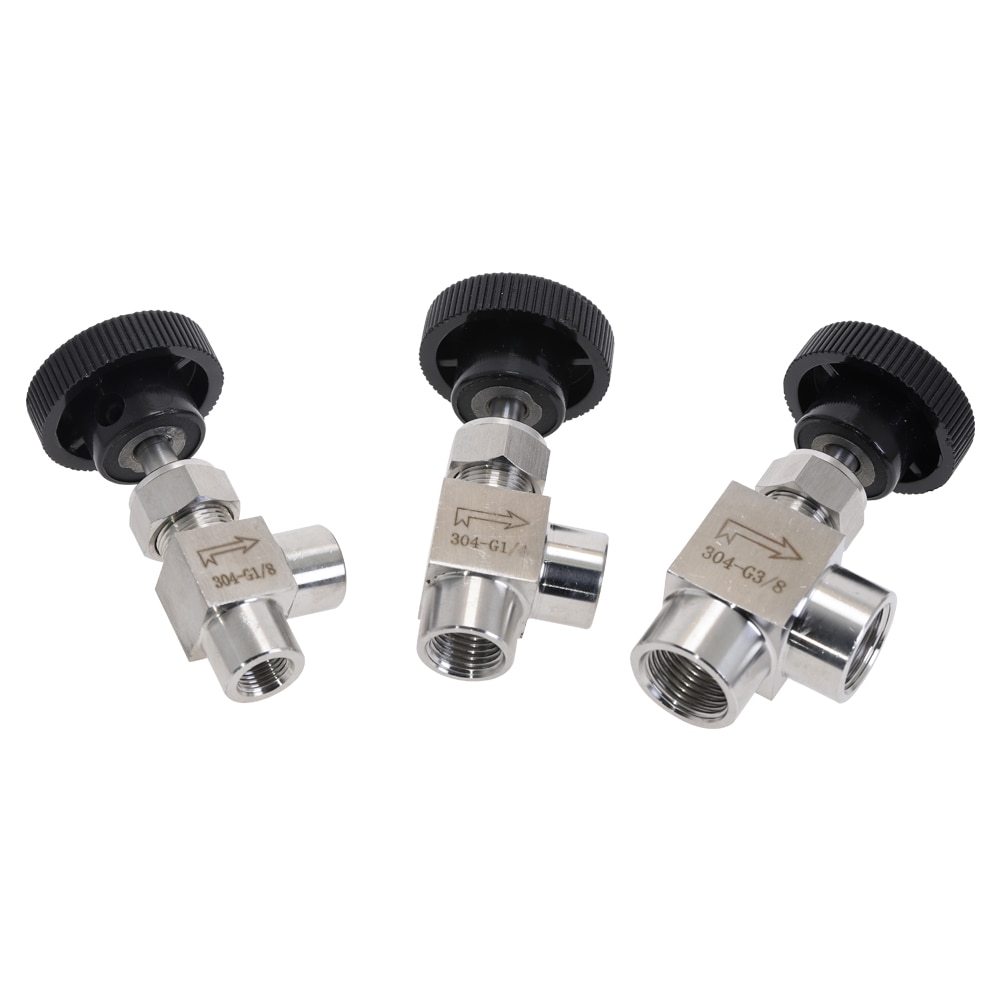 Stainless Steel 304 Needle Valve 1/8'' 1/4... – Vicedeal