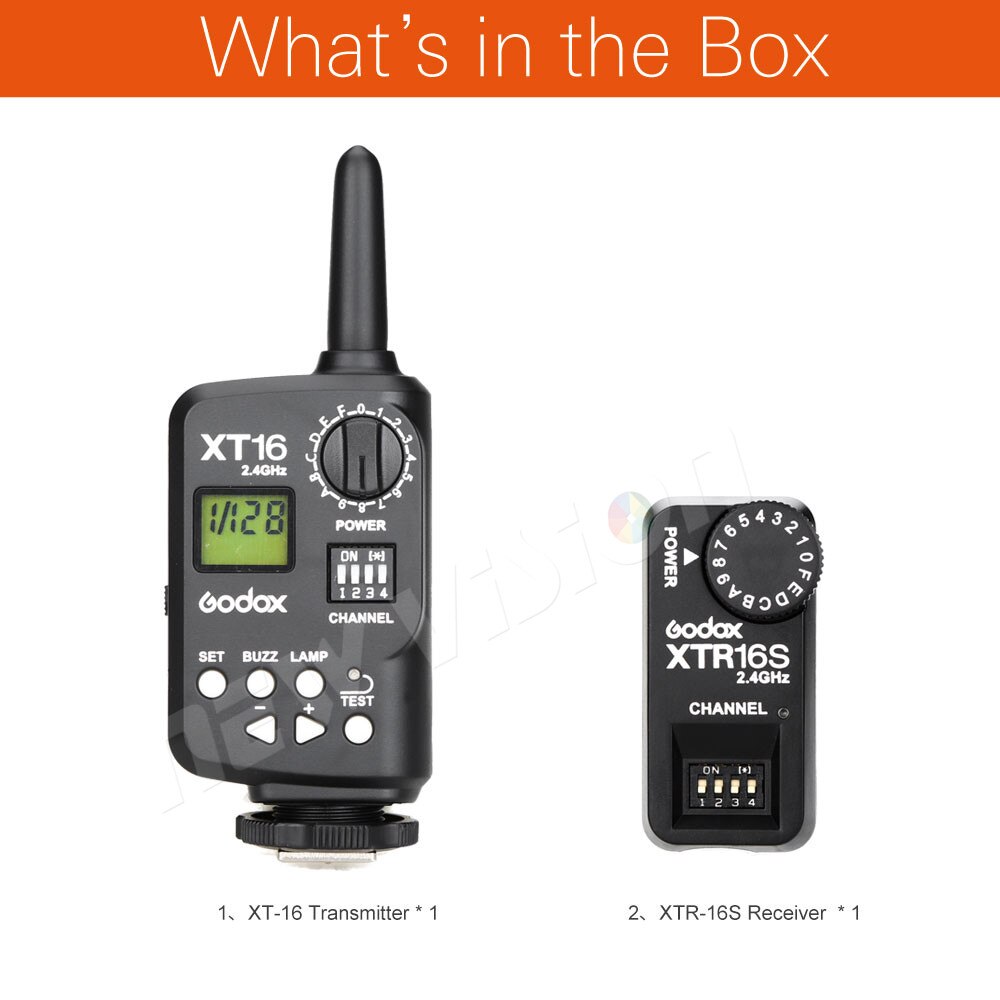Godox XT-16S XT16S Wireless Radio-Controlled Flash... – Grandado