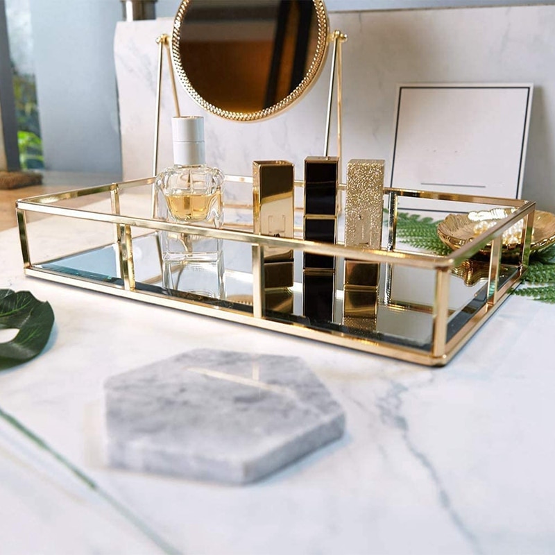 Parfum Lade Kaars Lade Spiegel Lade Tafel Goud Sie... – Vicedeal