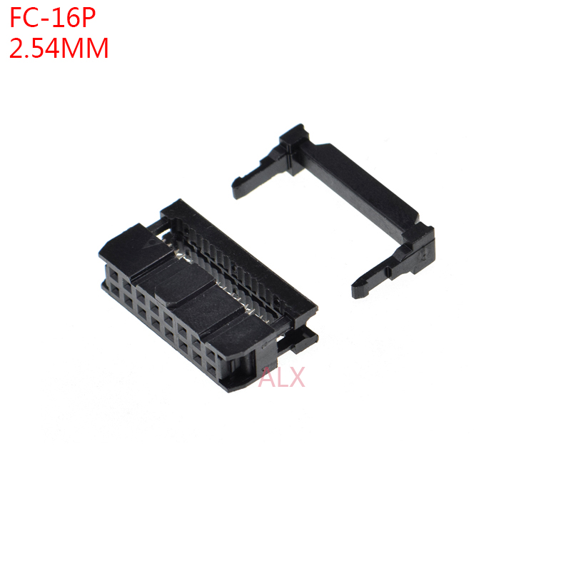 10PCS FC-16p IDC SOCKET pitch 2.54MM JTAG ISP PLUG... – Grandado