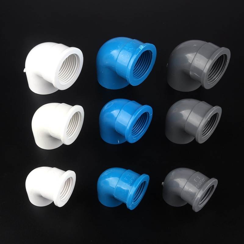 3pcs 1/2, 3/4, 1Inch PVC 90 Degree Elbow Connector... – Vicedeal
