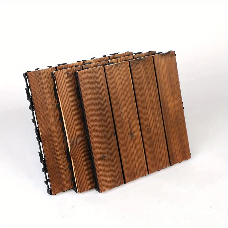 Interlocking Solid Wood Floor Tiles for Balconies ... – Grandado
