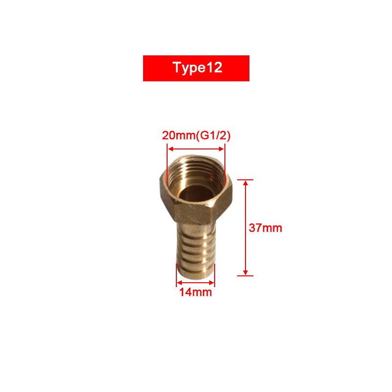 Brass Pipe Fitting 20mm Male Thread Hose Barb Pipe... – Grandado