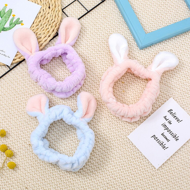 Cat Ears Headbands for Women Girls Makeup Face Was... – Grandado