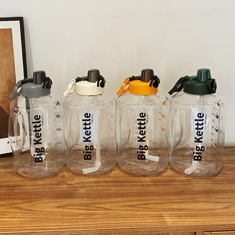 Grote Fles Water 2.7L 91Oz Gallon Water Fles Met T... – Vicedeal