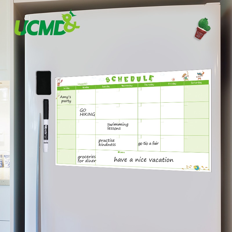 Magnetic Calendar Agenda Plan School Office Suppli... – Grandado