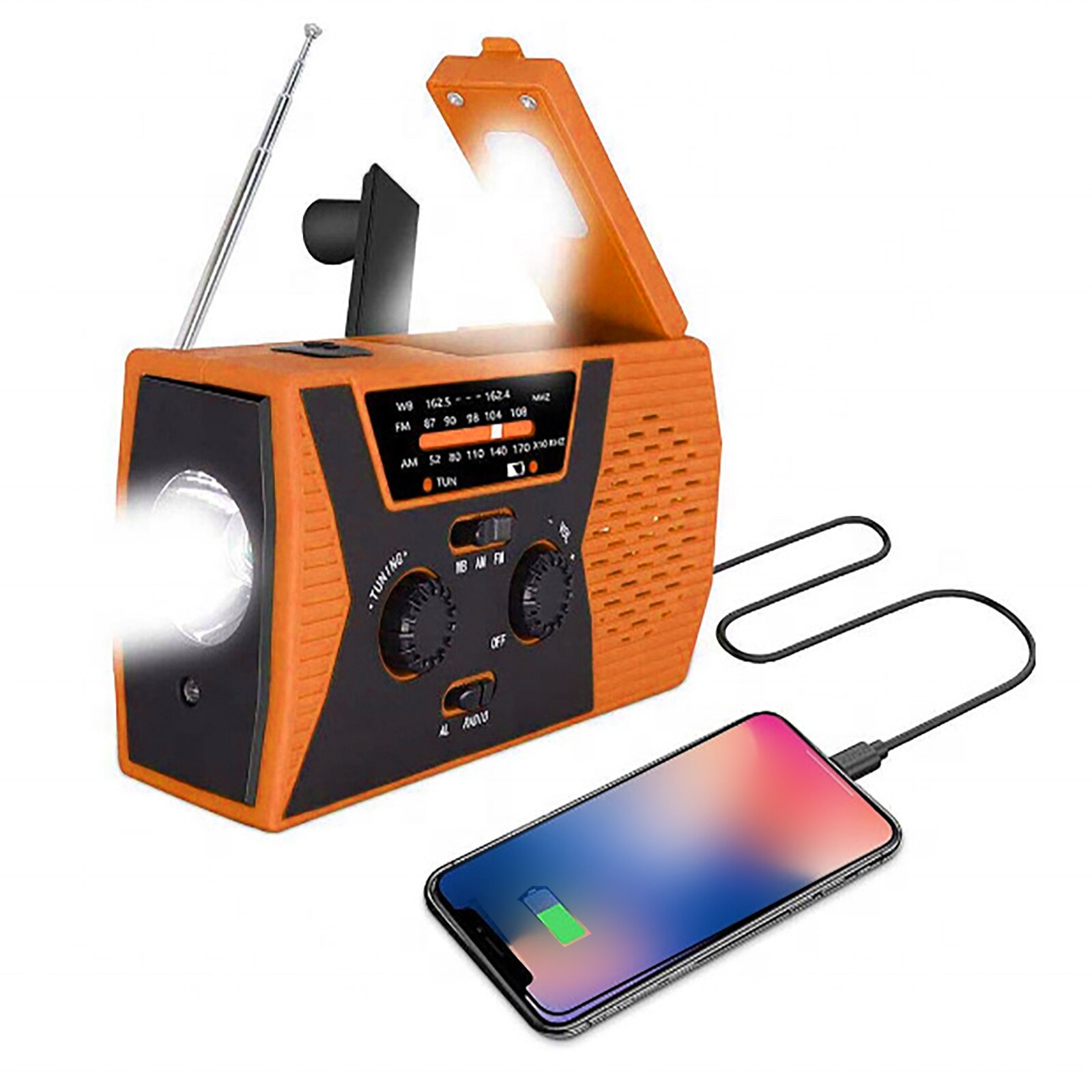 Bt Fm/Am Radio Emergency Am Fm Noaa Radio Solar Ha... – Vicedeal