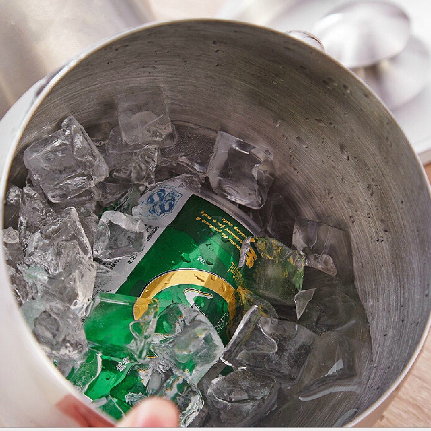 Behokic 1L Stainless Steel Ice Bucket Bar Pub Wine... – Grandado