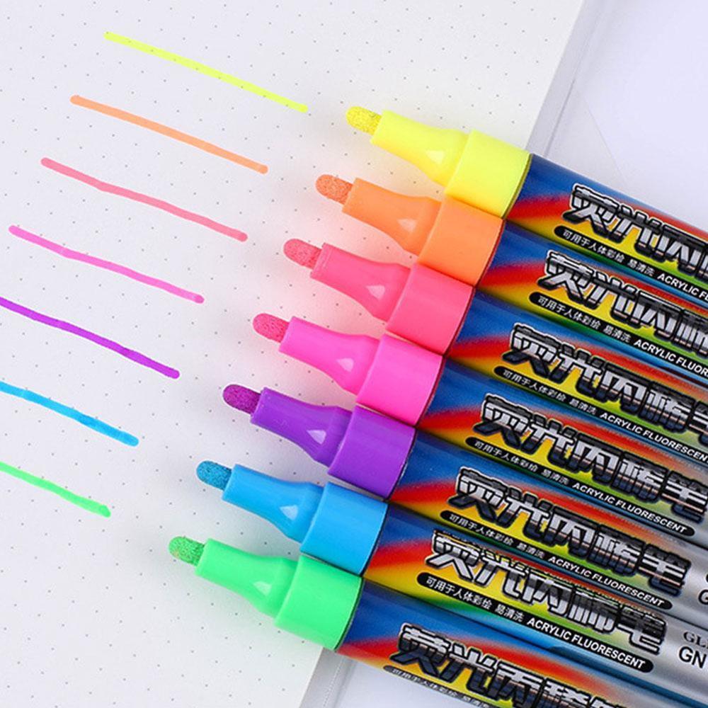 7 Kleuren Verf Pen Diy Fotoalbum Zwarte Kaart Pen ... – Grandado