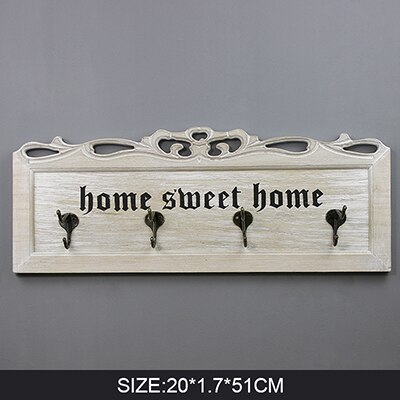 Wall Wooden Key Holder, Decorative Key organizer w... – Grandado