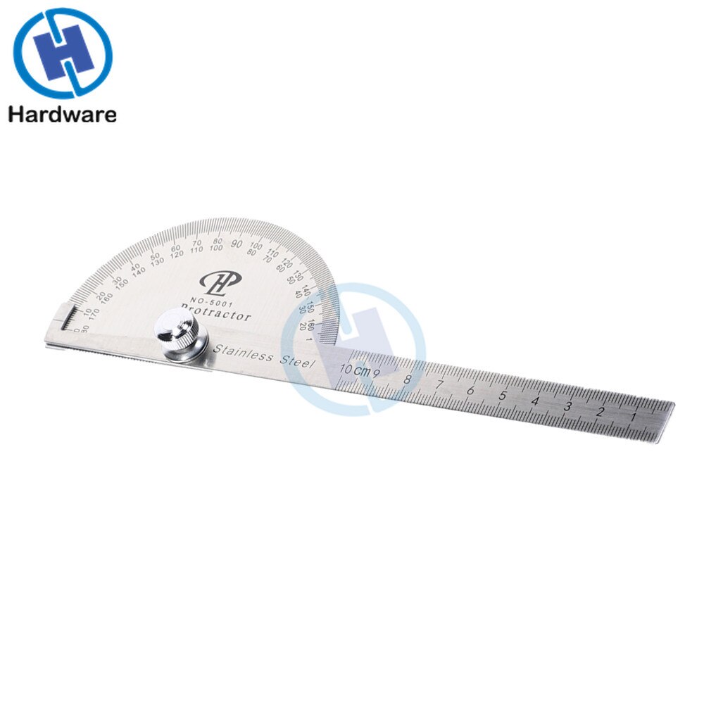 1Pc Stainless Steel 180 Degree Protractor Angle Fi... – Grandado