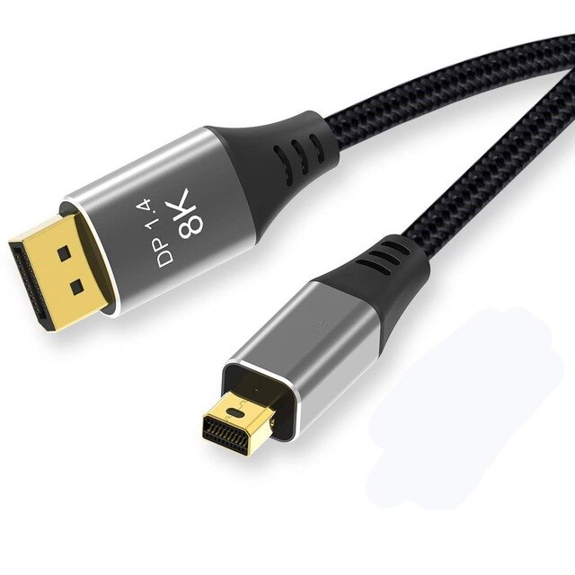 MiniDP to DisplayPort Adapter 8K DP1.4 Male to Min... – Vicedeal
