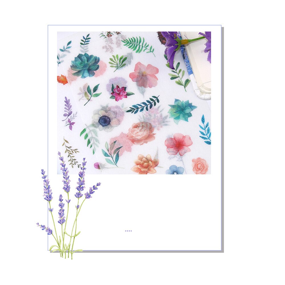 Bloem Planten Sticker Zelfklevende Decoratie Stick... – Grandado