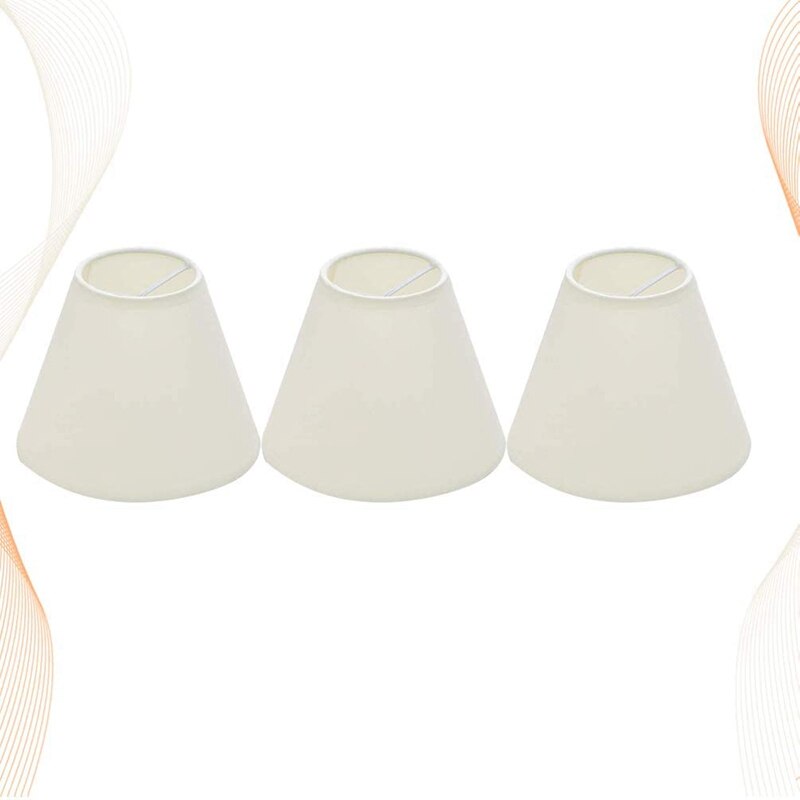 3Pcs Lamp Shade Linen Fabric Lamp Cover for Chande... – Vicedeal