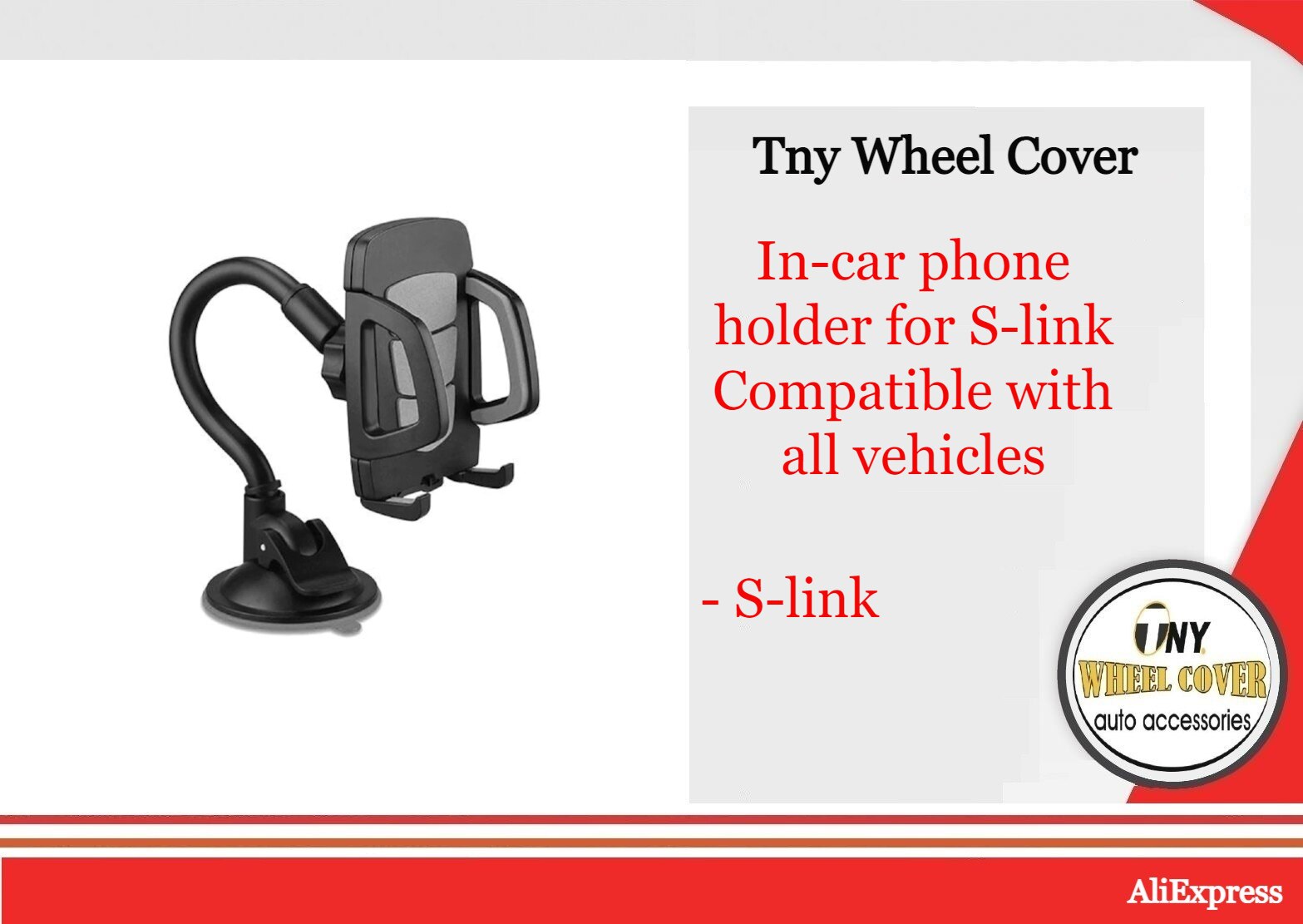 Voor S-Link SL-AT12 Universele Verstelbare Grijze ... – Grandado