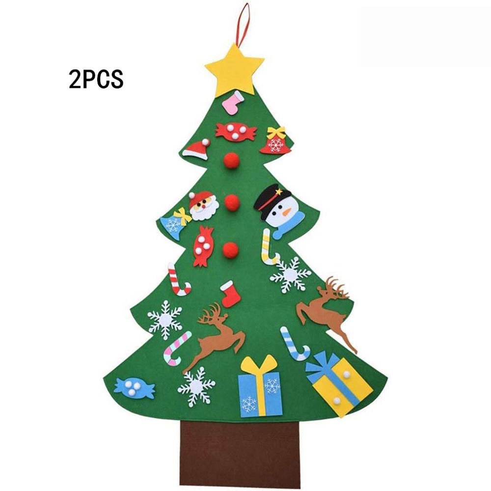 DIY Felt Christmas Tree Decorations Kids Xmas Tree... – Grandado