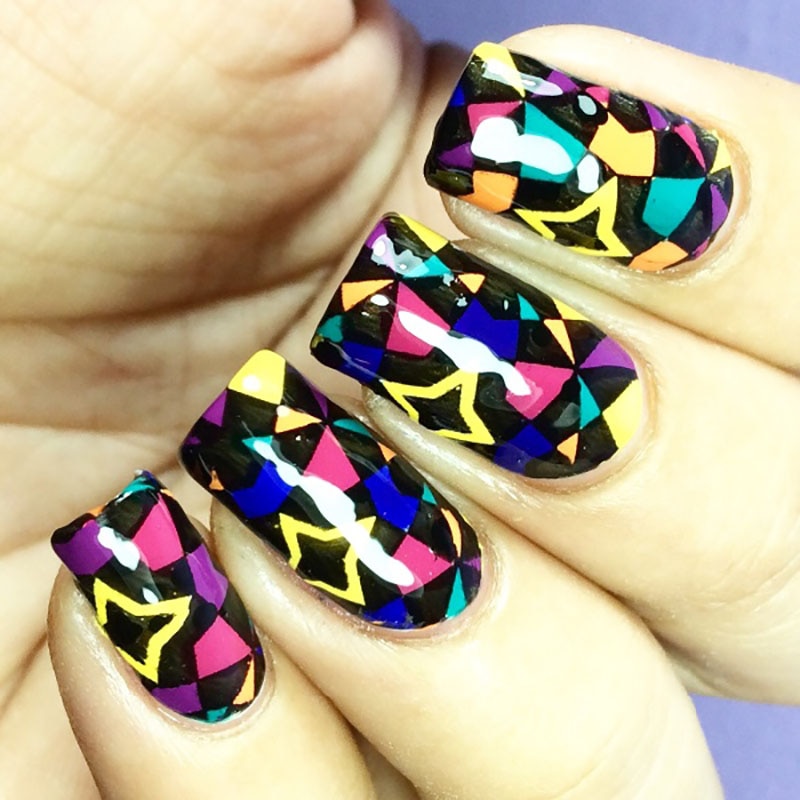 BORN PRETTY Rectangle Nail Stamping Template Wave ... – Grandado