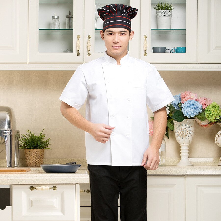 Uniforme de Chef de manga corta ropa de verano par... – Grandado