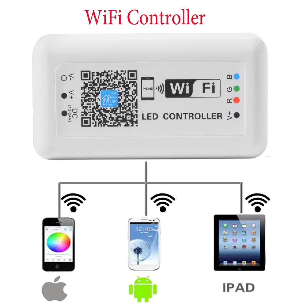 Boledengye led wifi controller rgb 4 pin wifi sign... – Vicedeal