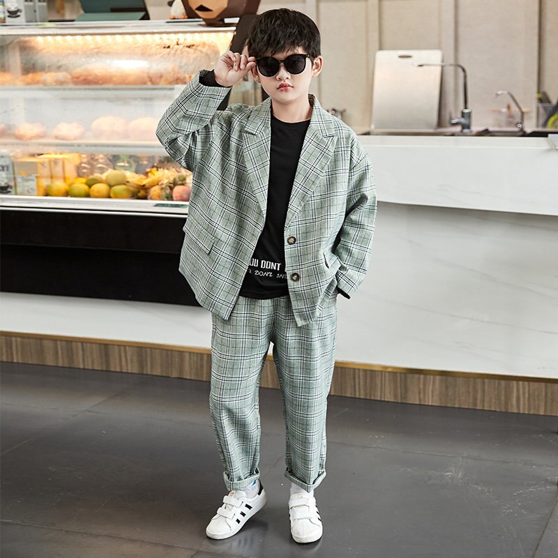 Big Boys Suits for Weddings Flower Boys Formal Bla... – Vicedeal