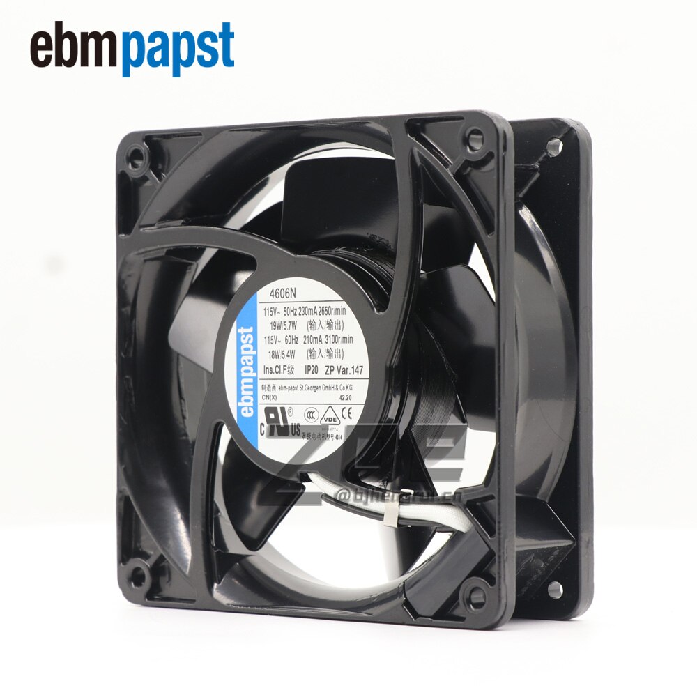 Germany EBM 4606N Axial Fan 119 x 119 x 38mm 180m3... – Vicedeal