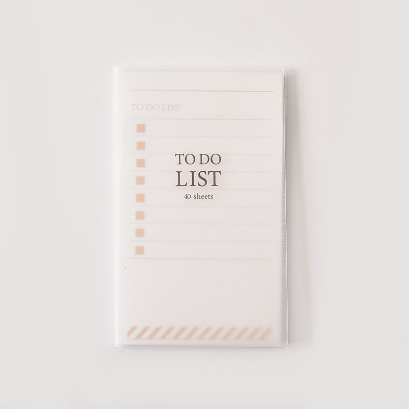 40 Sheets Matte Plastic Cover Papier Notebook Scho... – Grandado