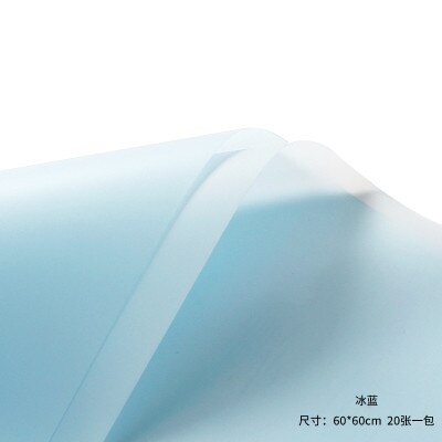 Solid Color Half Transparent Wrapping Paper Froste... – Grandado