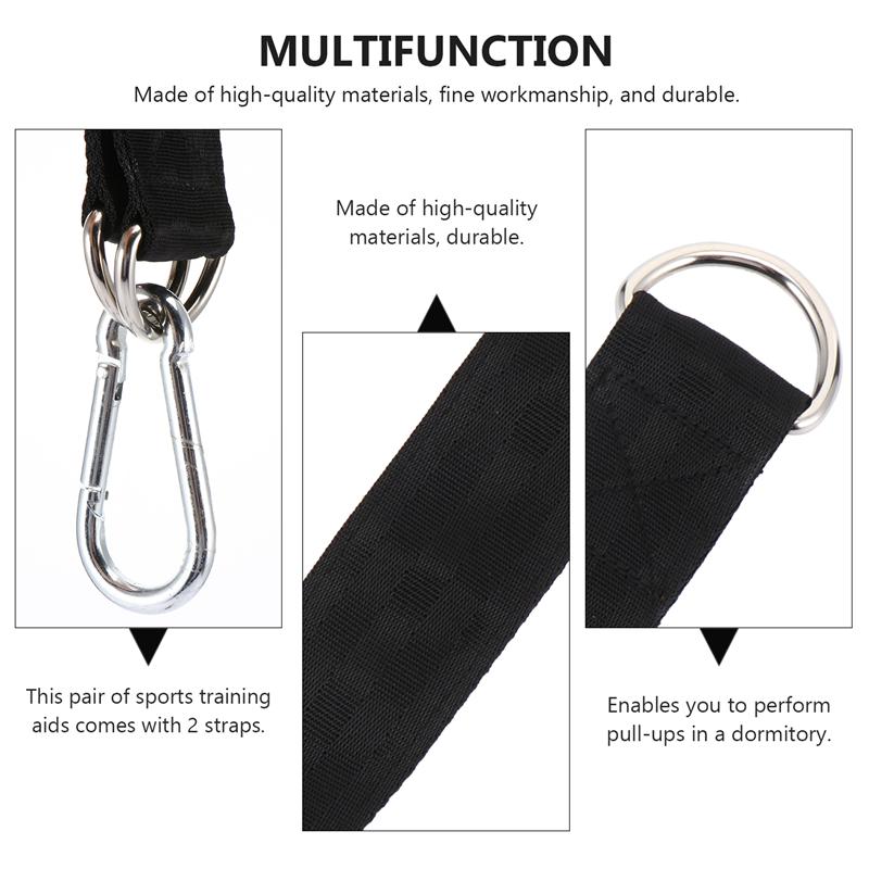 1 Pair Pull-Up Hanging Straps Household Fitness Sl... – Grandado