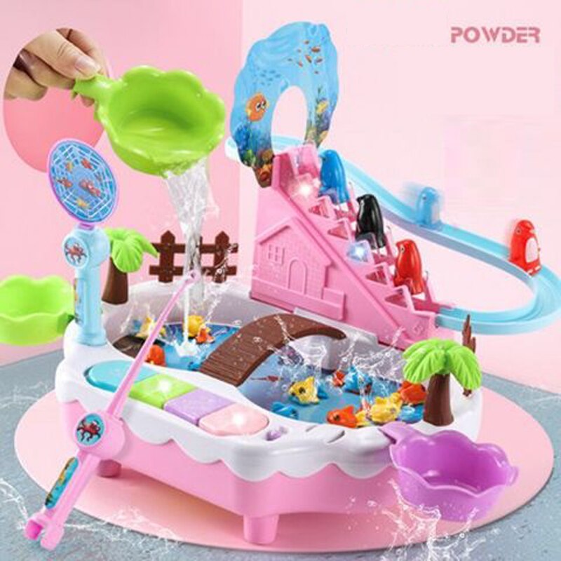 Maglev Track Fish Toy Set Children's Fishing T... – Grandado