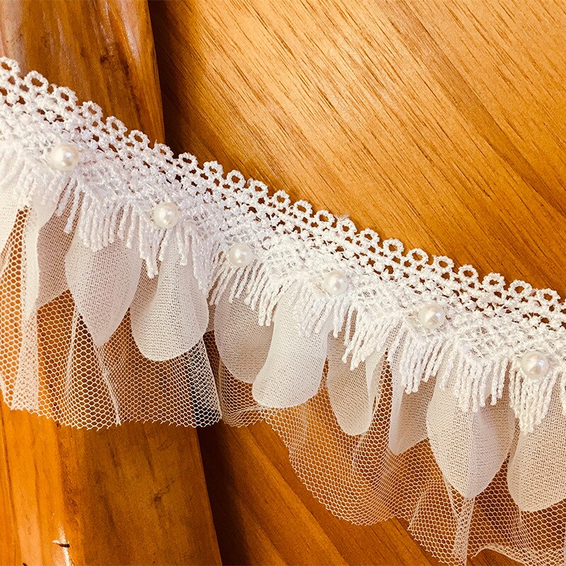 3Yard Flower Embroidery Lace Mesh Fabric For DIY D... – Vicedeal